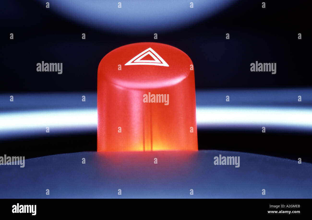 Hazard warning indicator Stock Photo - Alamy