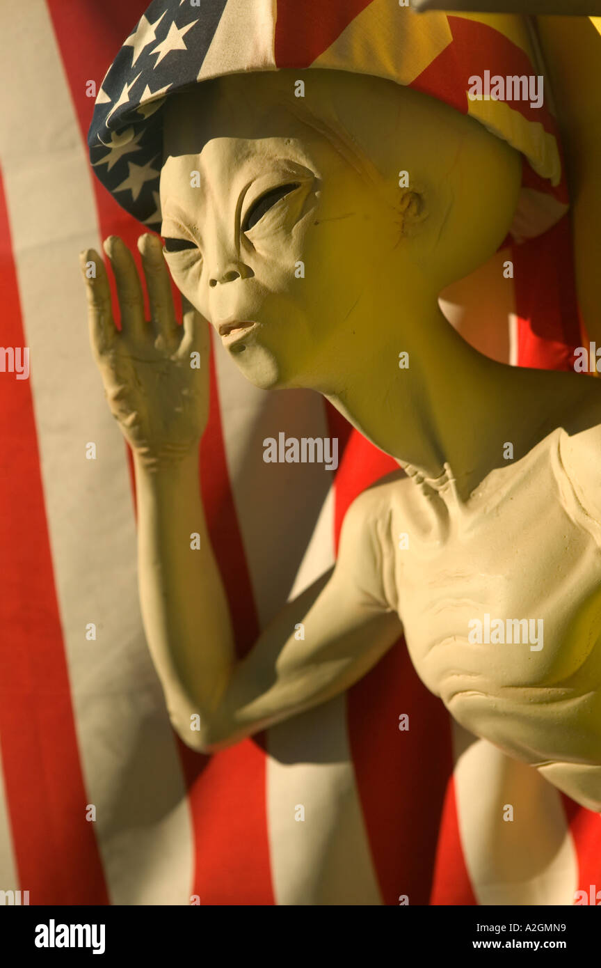 USA, New Mexico, Roswell: America's Capital of Space Alien Abductions ...