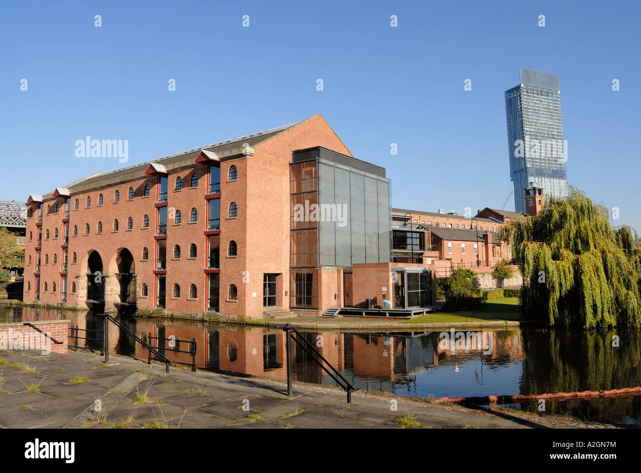 Listed building Merchants Warehouse adjacent to the Bridgewater Canal ...