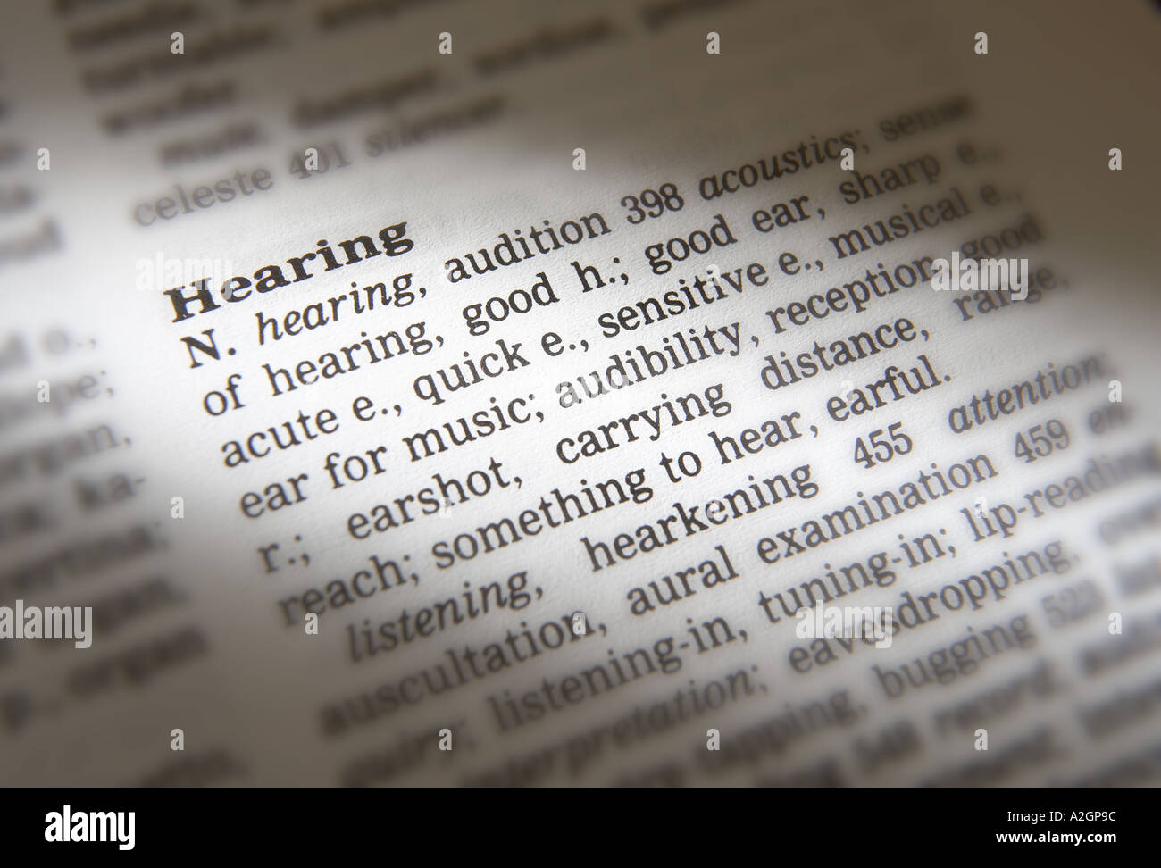 Definition of sound hi-res stock photography and images - Alamy