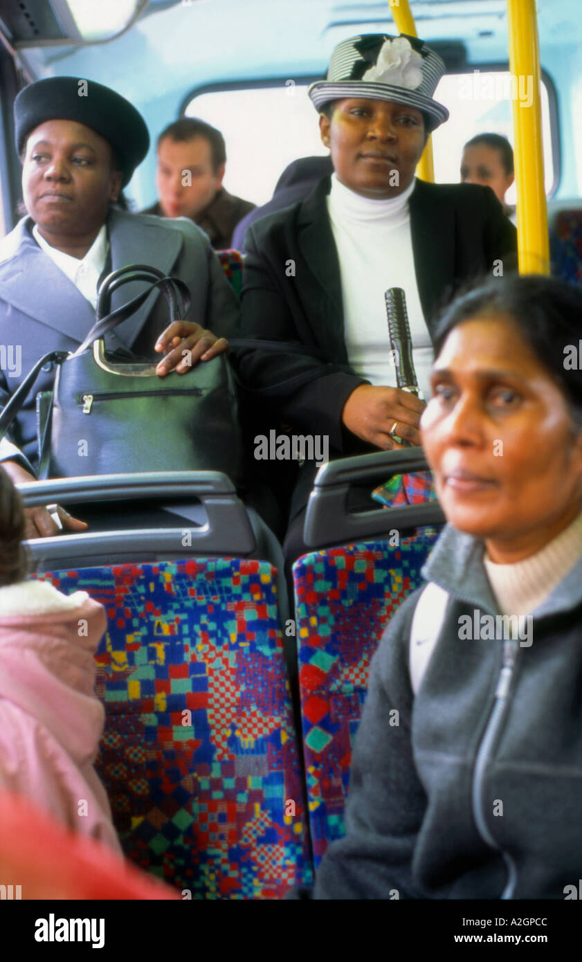 Scene from bus London England Stock Photo - Alamy