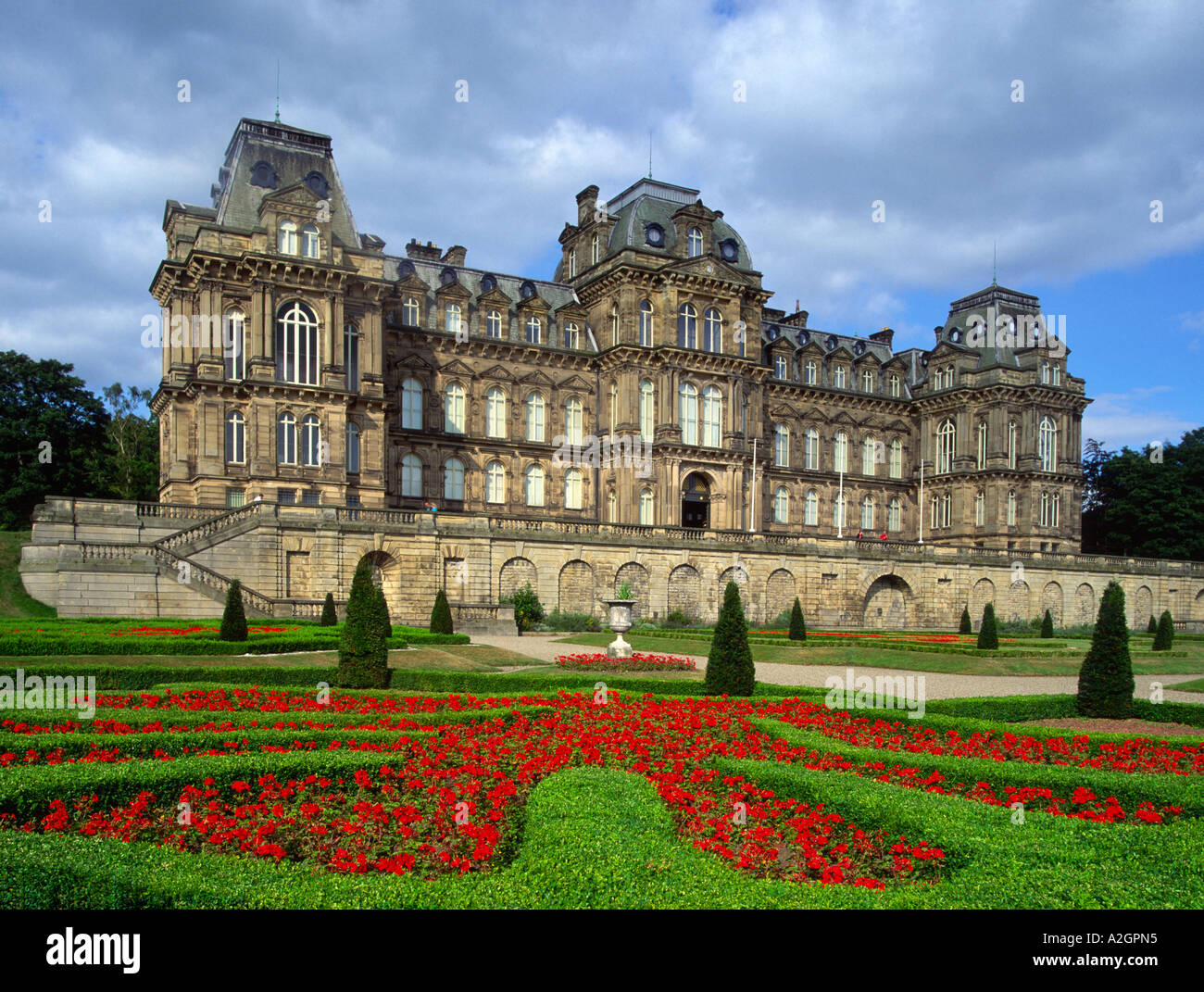 Bowes Museum Barnard Castle County Durham england uk Stock Photo - Alamy