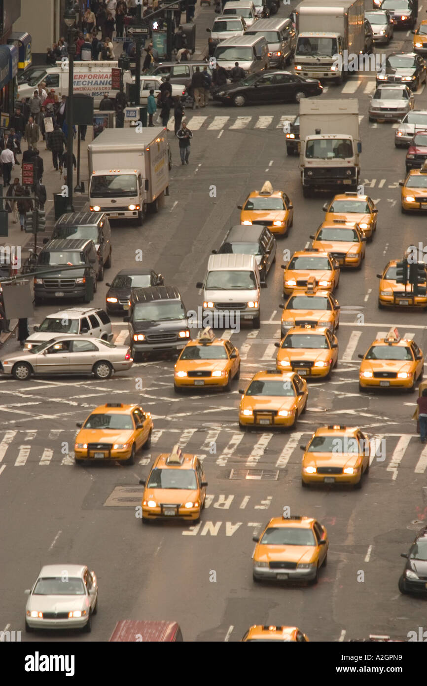 USA, New York, New York City traffic Stock Photo - Alamy