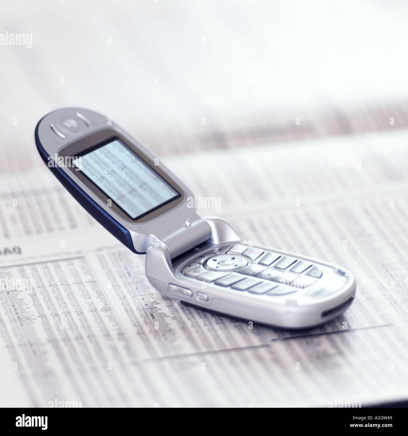 Cell Phone Stocks Stock Photo - Alamy