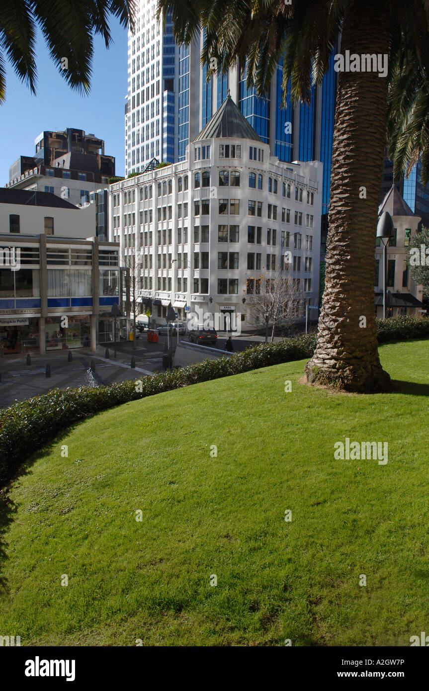 Freyburg Place, Auckland City centre New Zealand Stock Photo - Alamy