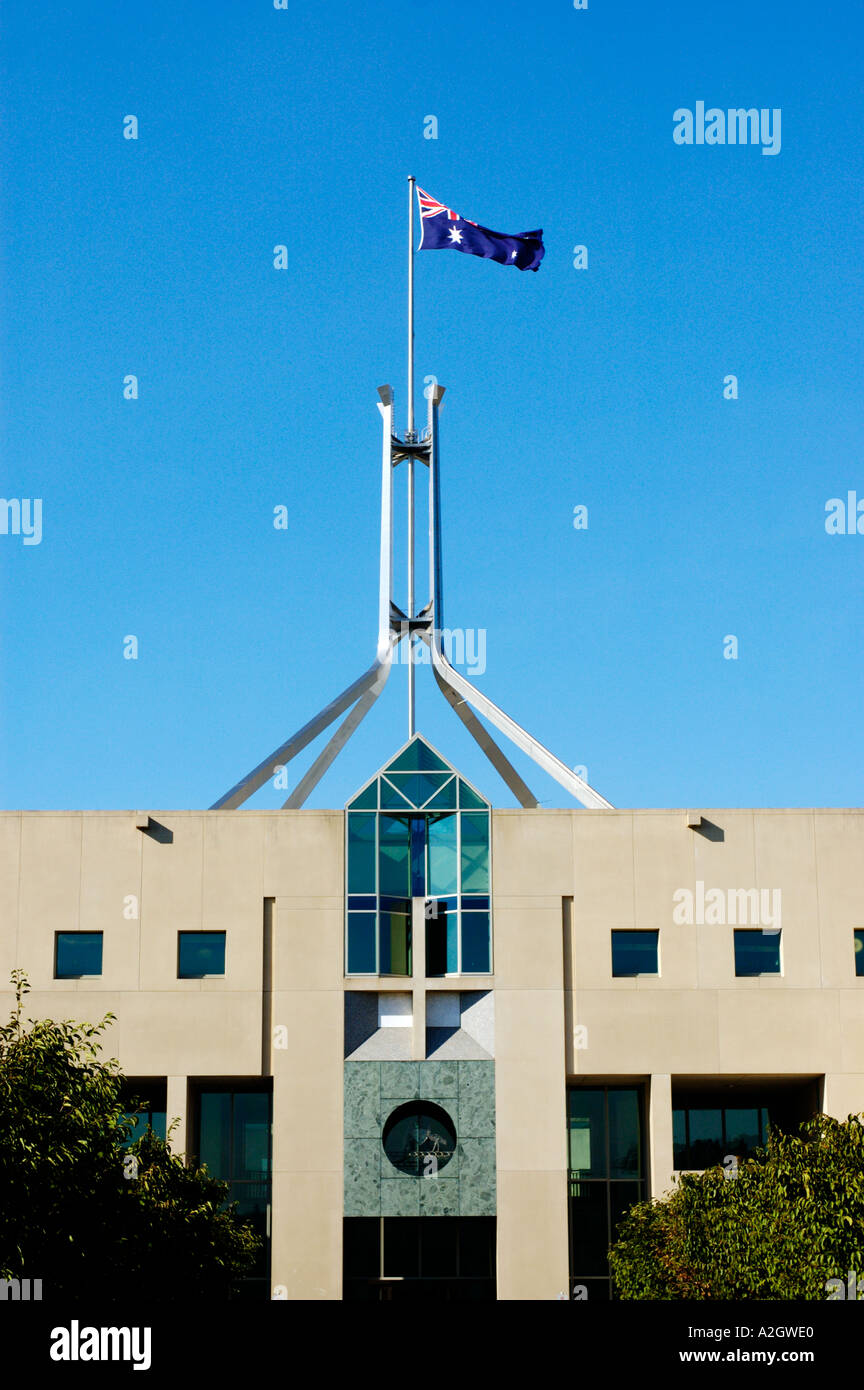 Modern australian architecture flagpole hi-res stock photography and images - Alamy