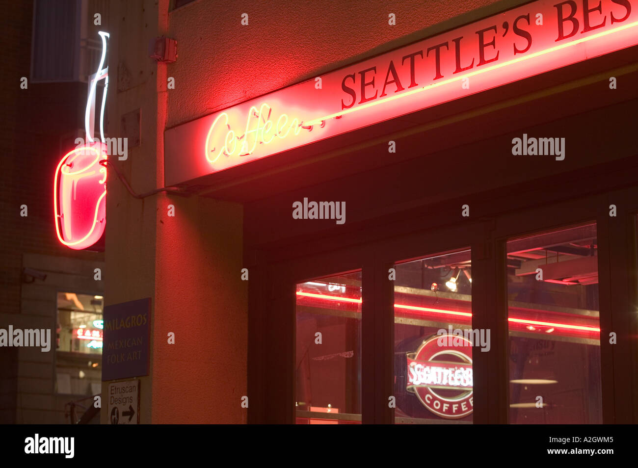 Seattles best coffee cup hi-res stock photography and images - Alamy