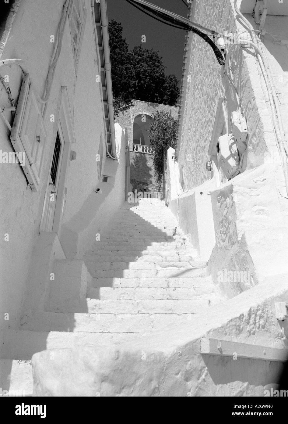 Steps access Black and White Stock Photos & Images - Alamy