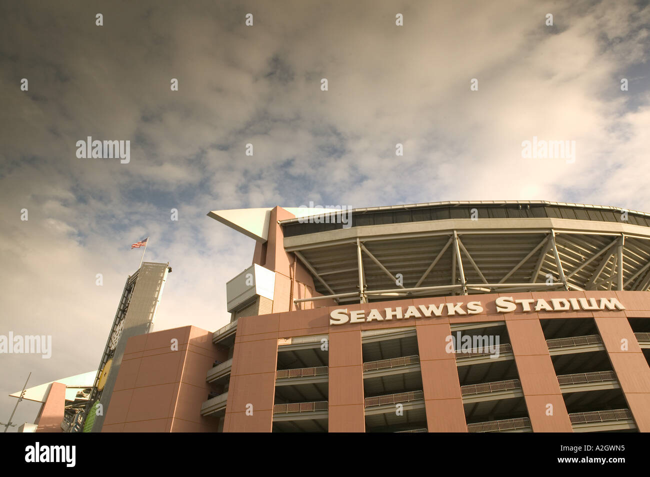 USA, Washington, Seattle: Seattle Seahawks Football Stadium Daytime ...