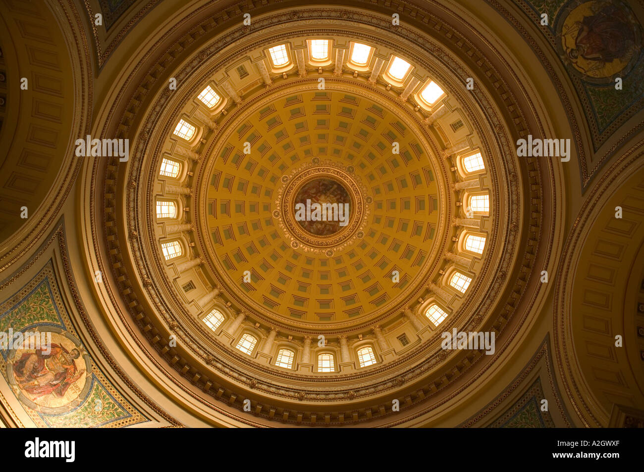 Interior of wisconsin capitol building hi-res stock photography and ...