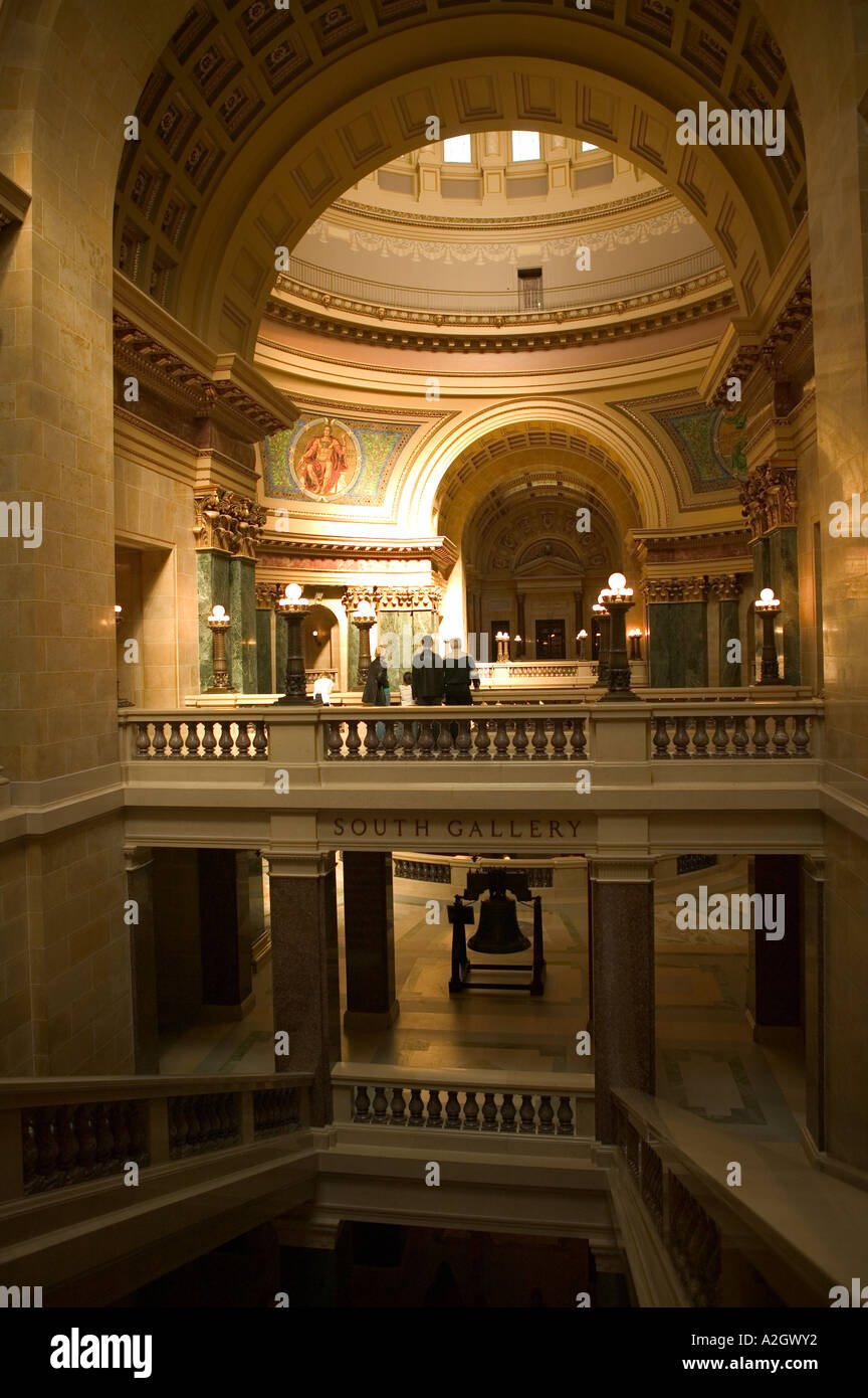 Interior of wisconsin capitol building hi-res stock photography and ...