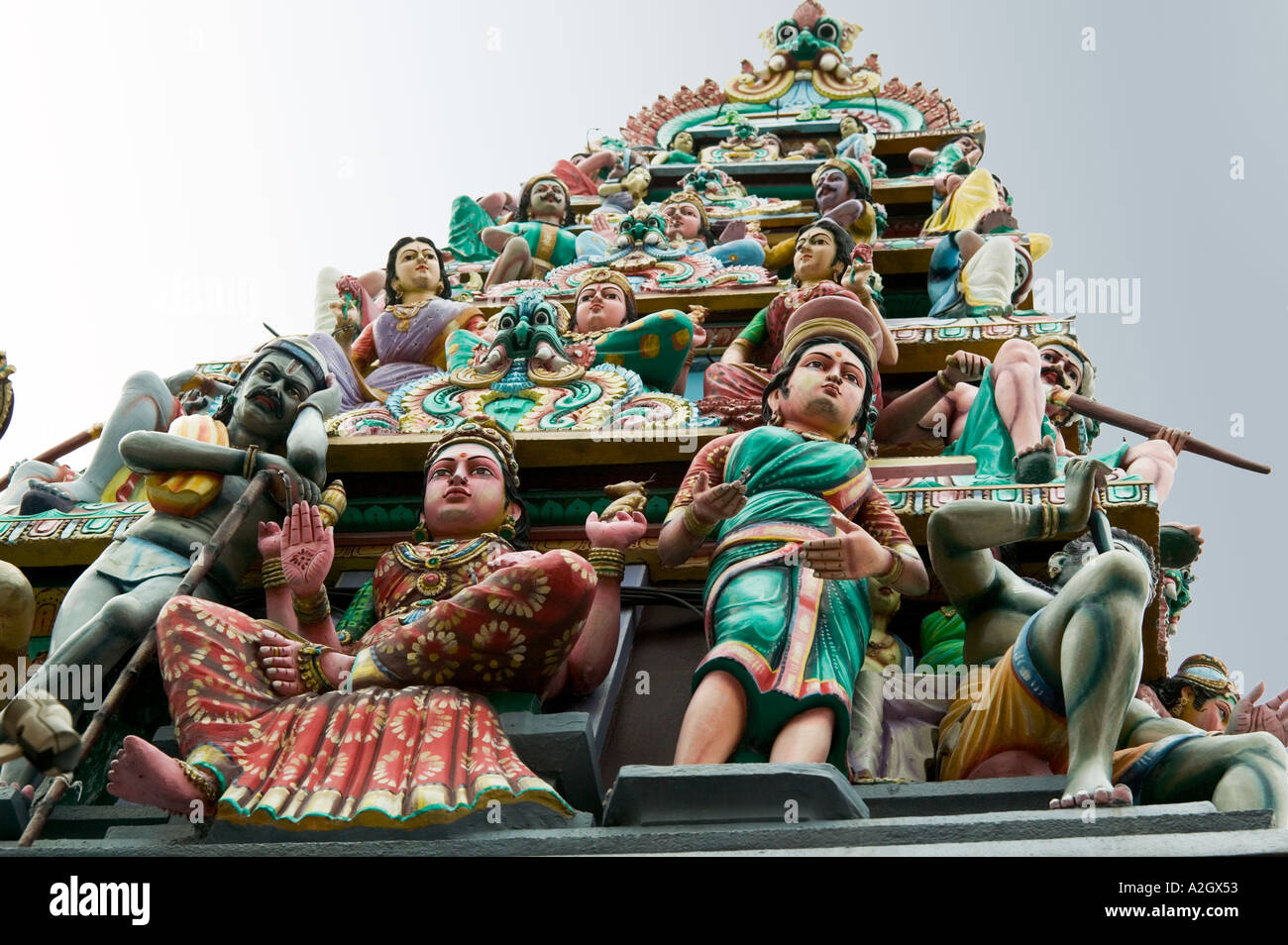Sri Mariamman Hindu Temple South Bridge Street in the old China Town ...