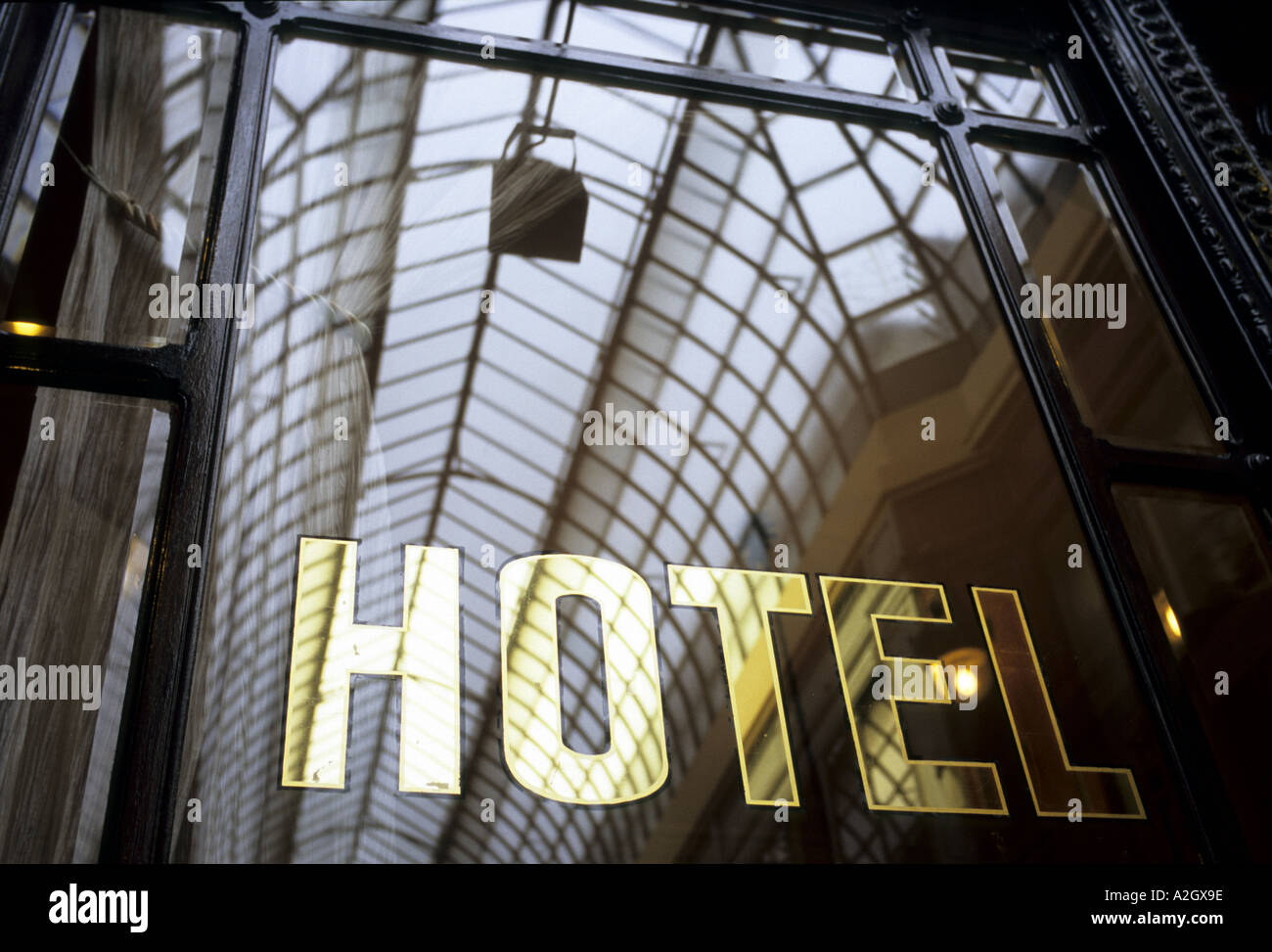 Hotel sign Paris France Stock Photo - Alamy
