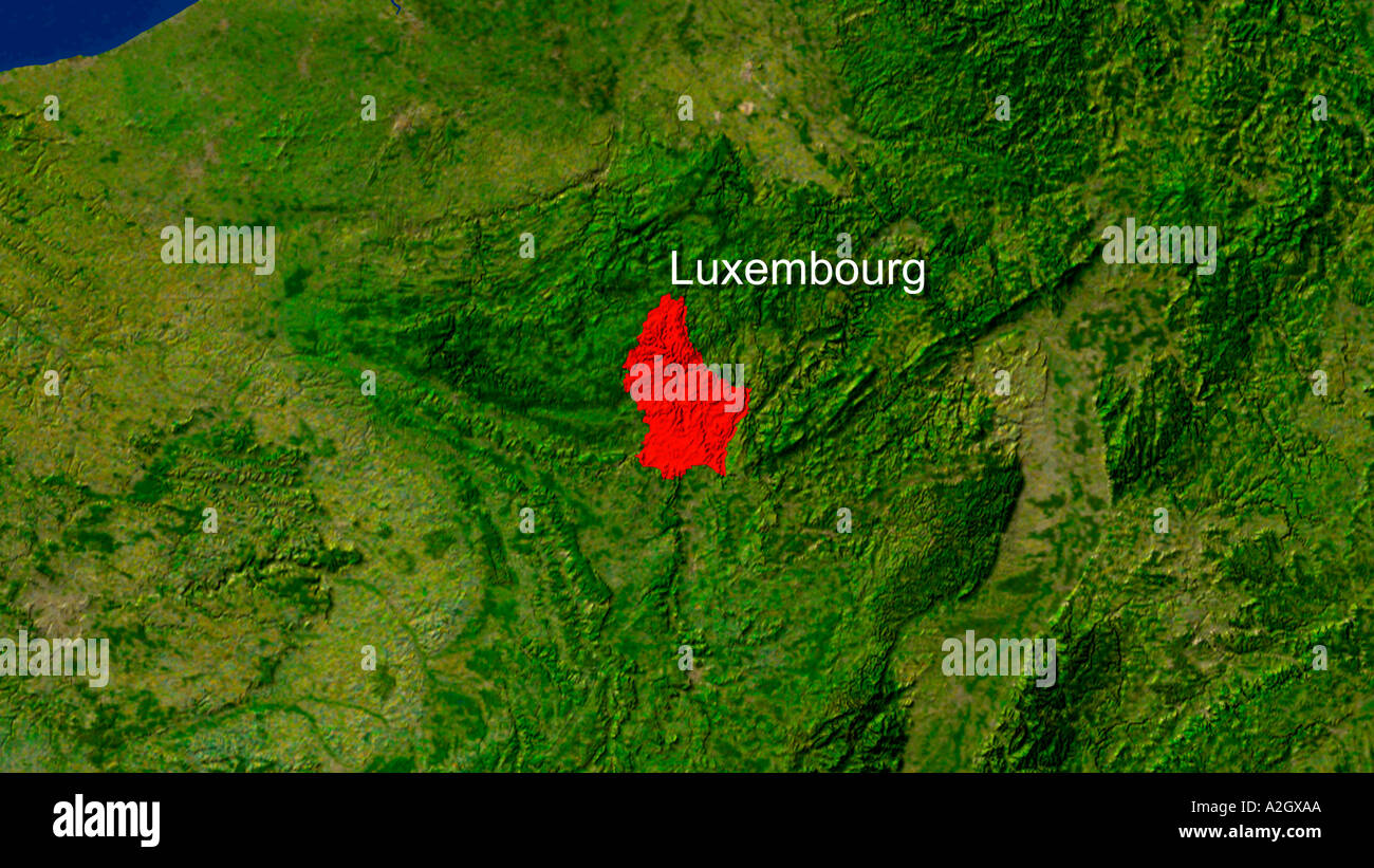 Map Luxembourg Stock Photos & Map Luxembourg Stock Images - Alamy