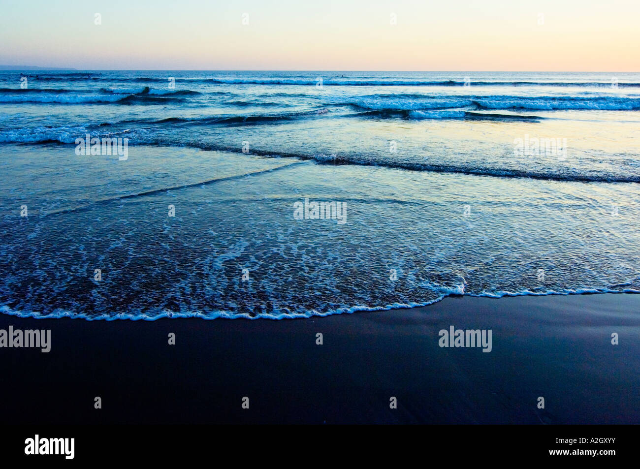 Indonesia Bali Seminyak Beach beach after sunset Stock Photo - Alamy