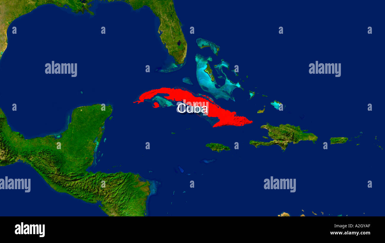 Cuba Map Atlas High Resolution Stock Photography and Images - Alamy
