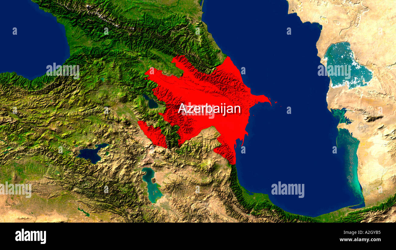 Azerbaijan Map Stock Photos & Azerbaijan Map Stock Images - Alamy