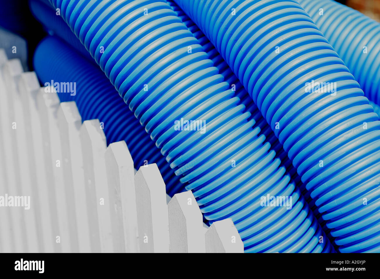 Concepts textures blue pipes hi-res stock photography and images - Alamy
