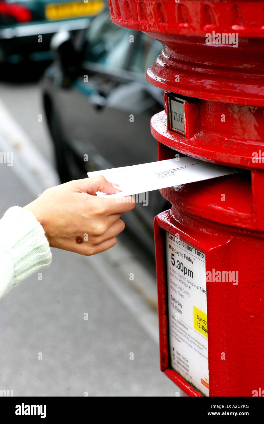 Person Posting Letters High Resolution Stock Photography and Images - Alamy