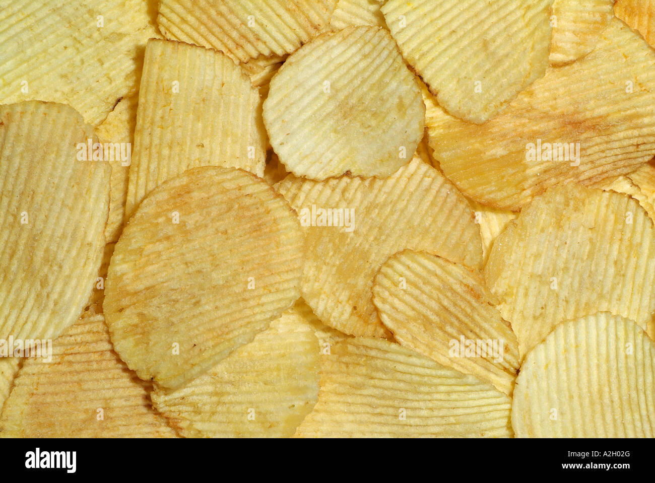 Potato Chips Crinkle Cut Crisps Stock Photo - Alamy