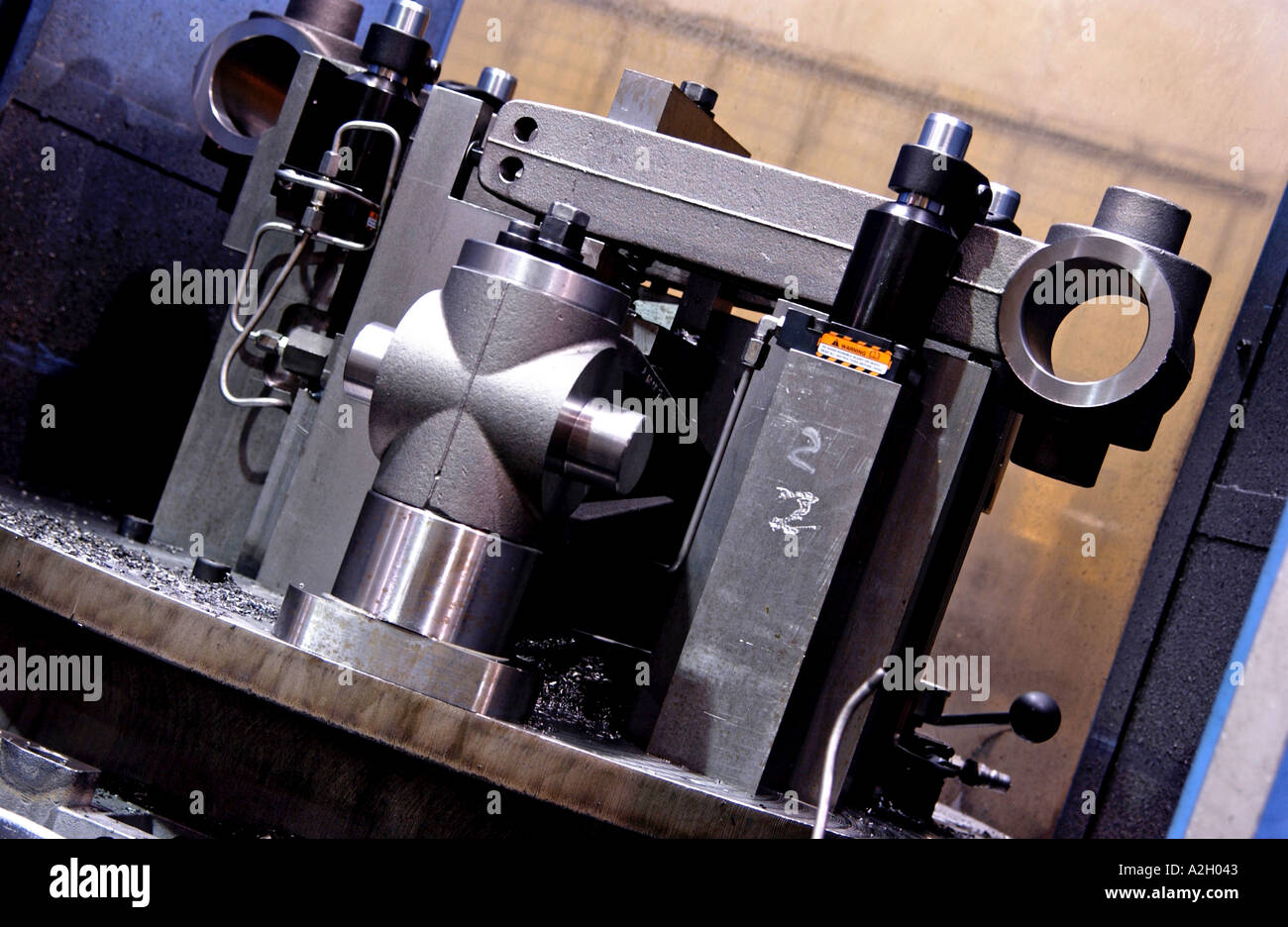 Industrial machine in factory Stock Photo - Alamy