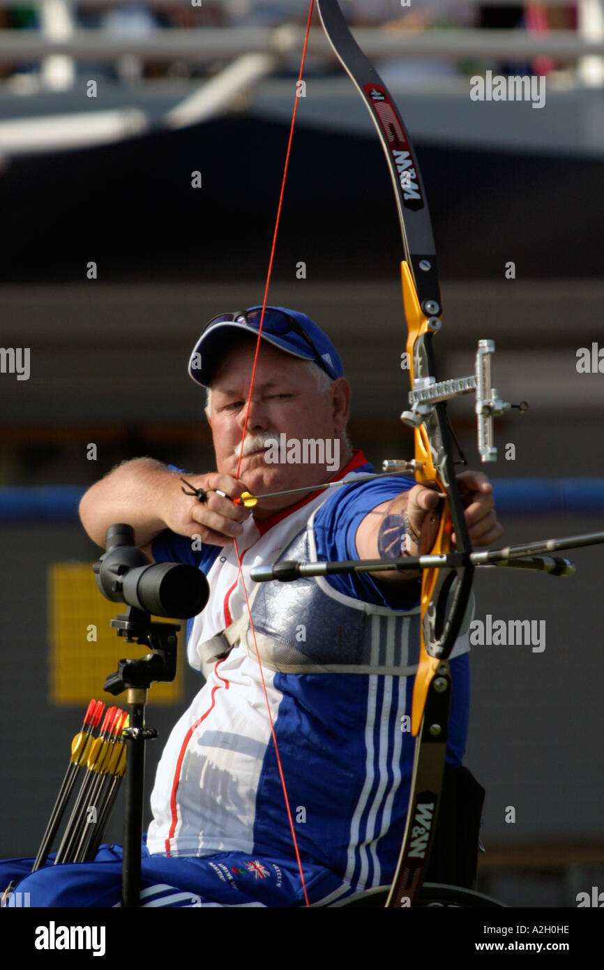 Alexander Gregory of Great Britain competes in the Mens Individual W2 ...