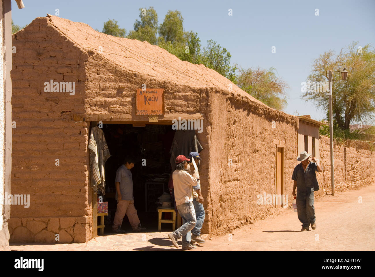 Chile Atacama Desert san pedro de atacama town Stock Photo - Alamy