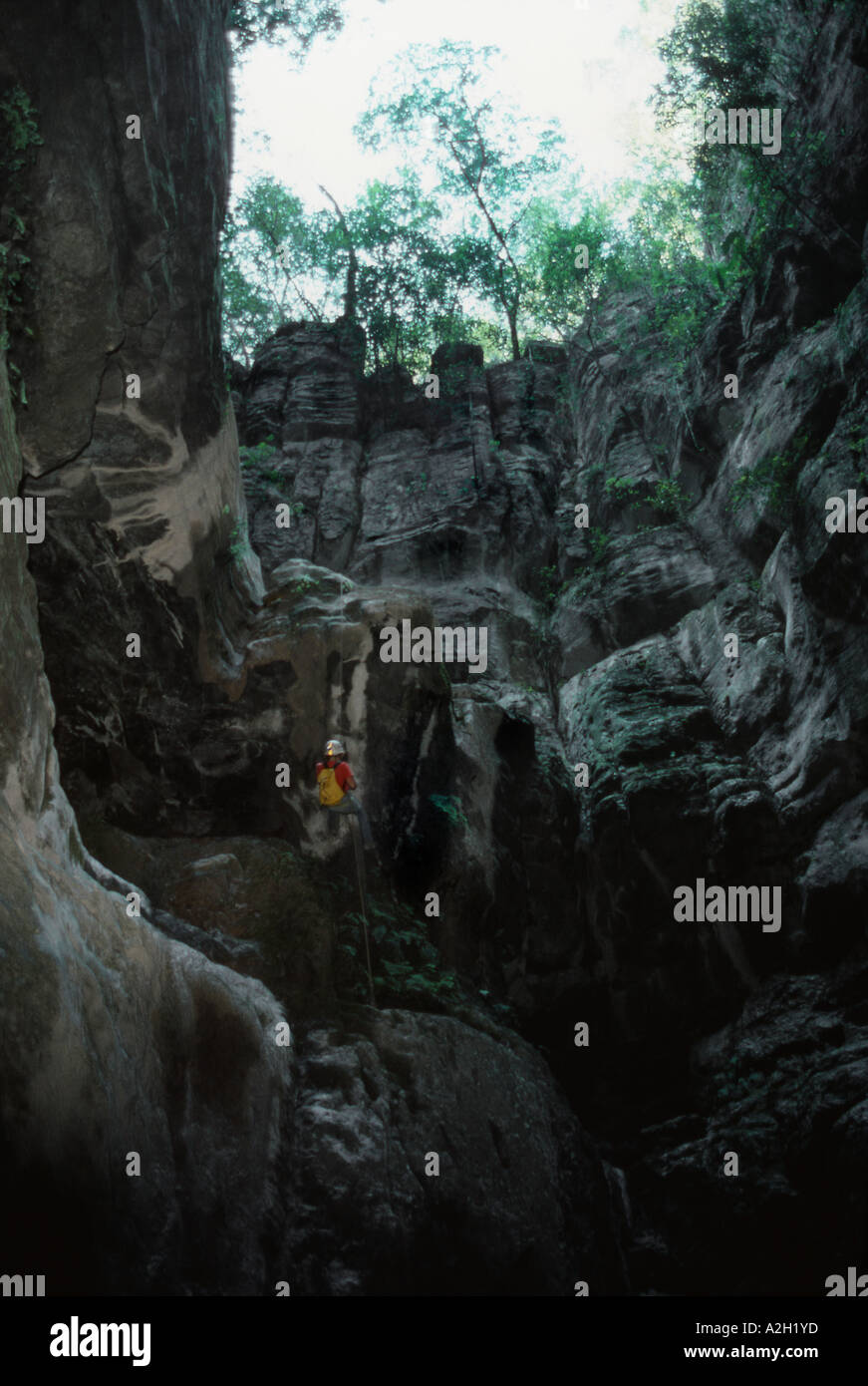 Caving techniques hi-res stock photography and images - Alamy