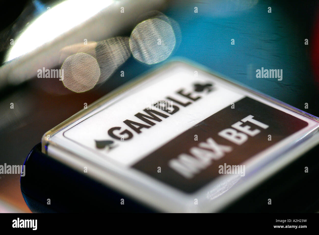 button gamble max bet Stock Photo - Alamy