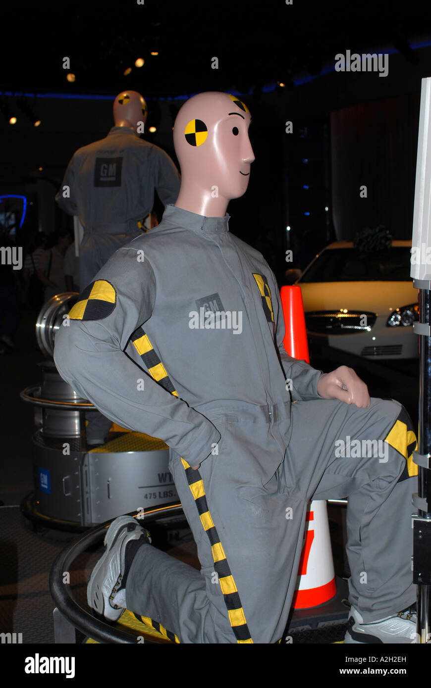 Test crash dummies in exhibit at Disney World Stock Photo - Alamy