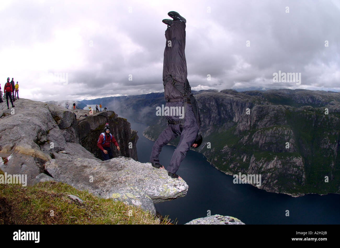 Base jumping norway cliff jump jeb corliss fjord extreme sport hi-res ...