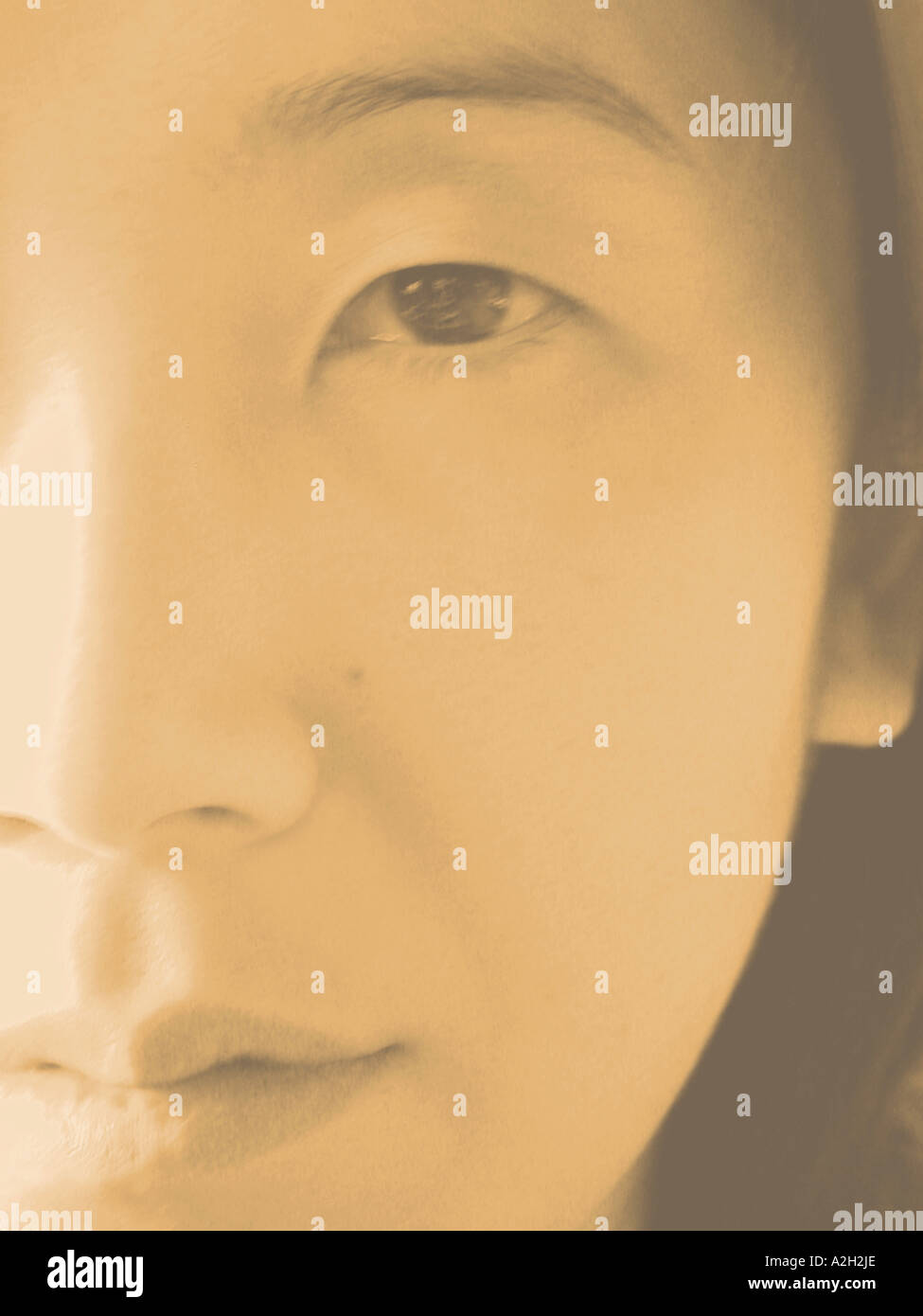Japanese woman face hi-res stock photography and images - Alamy