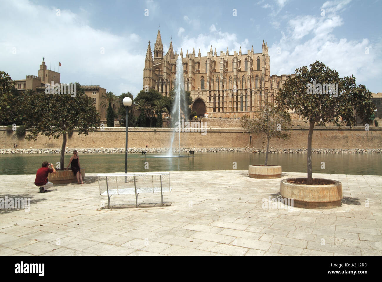 Palma Cathedral a Spanish Gothic Roman Catholic religion church ...