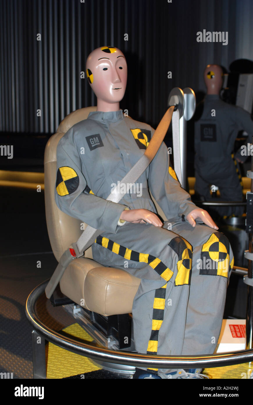 test crash dummy at GM exhibit at Disney World Orlando Florida Stock ...