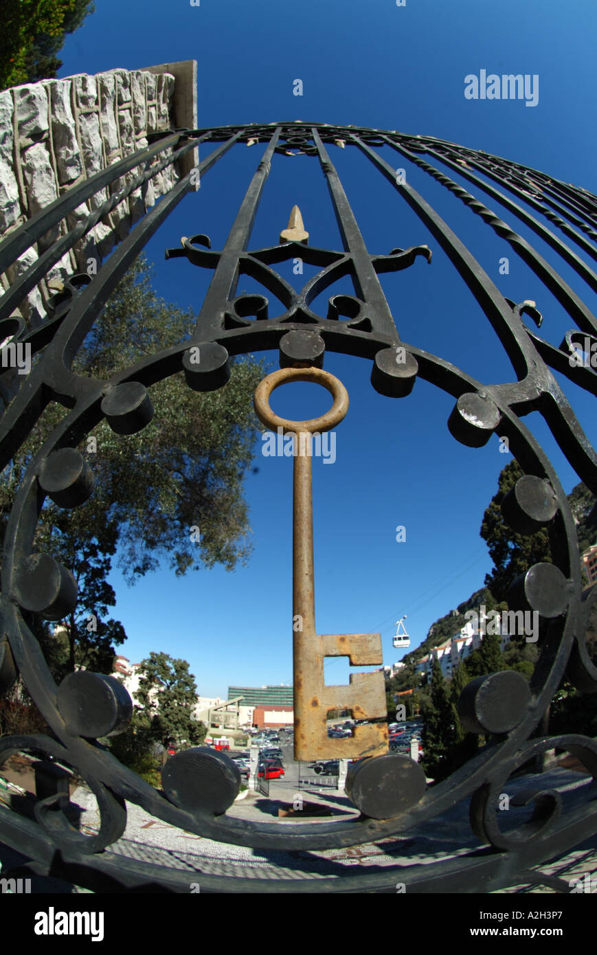 sunshine gibraltar blue sky spain espana british sovereignty horizontal ...