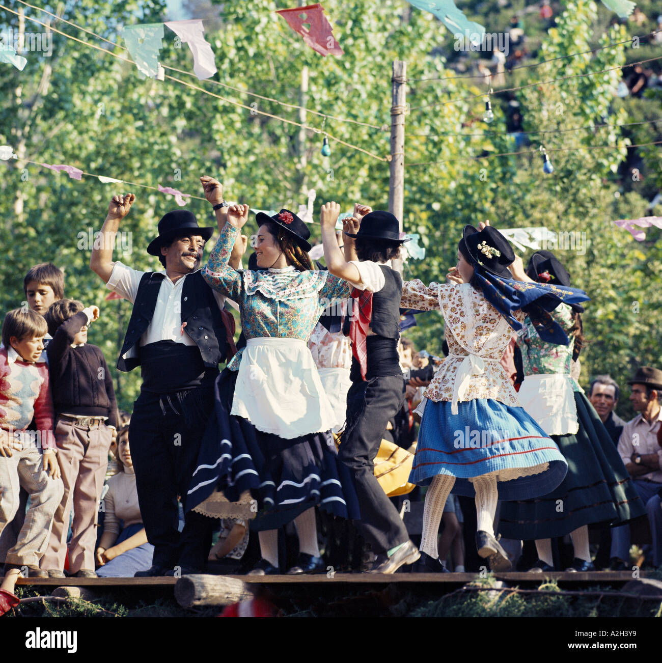 Portugal, the Algarve, Folk dancing festival at Alte Stock Photo - Alamy