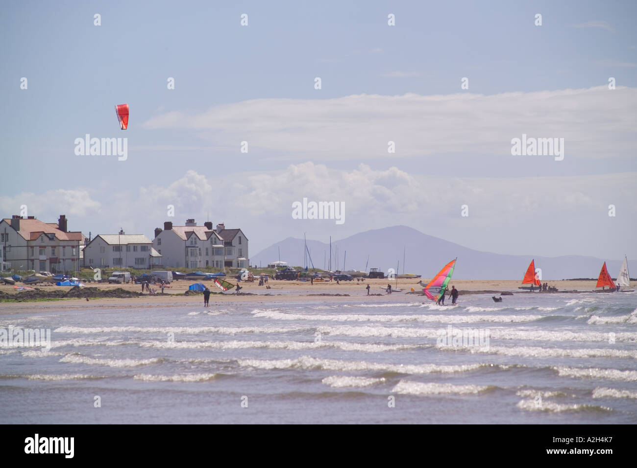 Rhosneigr beach Anglesey North Wales Stock Photo - Alamy