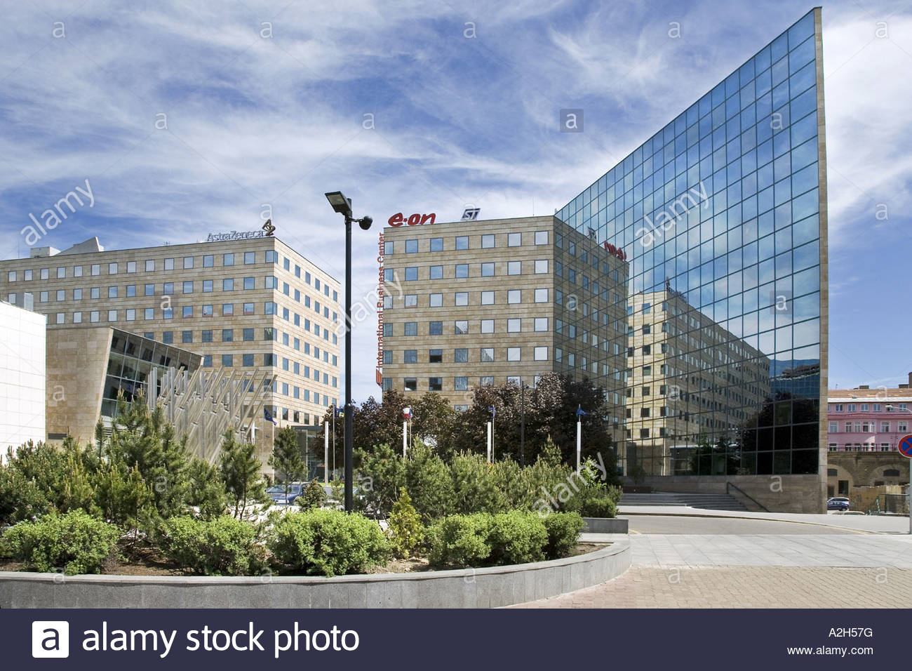 Prague Modern Office Houses Stock Photos & Prague Modern Office Houses ...