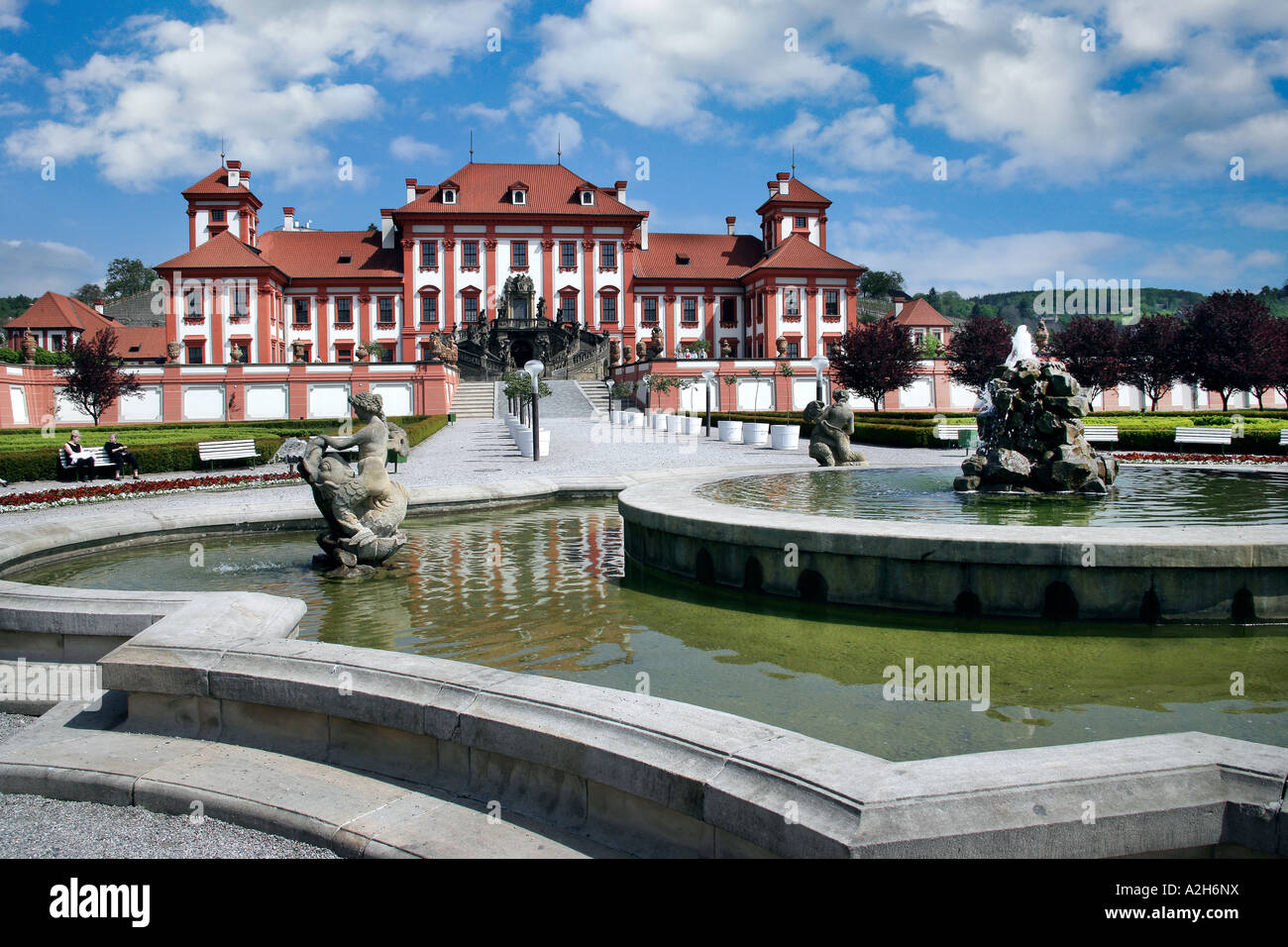 Baroque Troja Chateau Troja Prague Czech Republic Stock Photo - Alamy