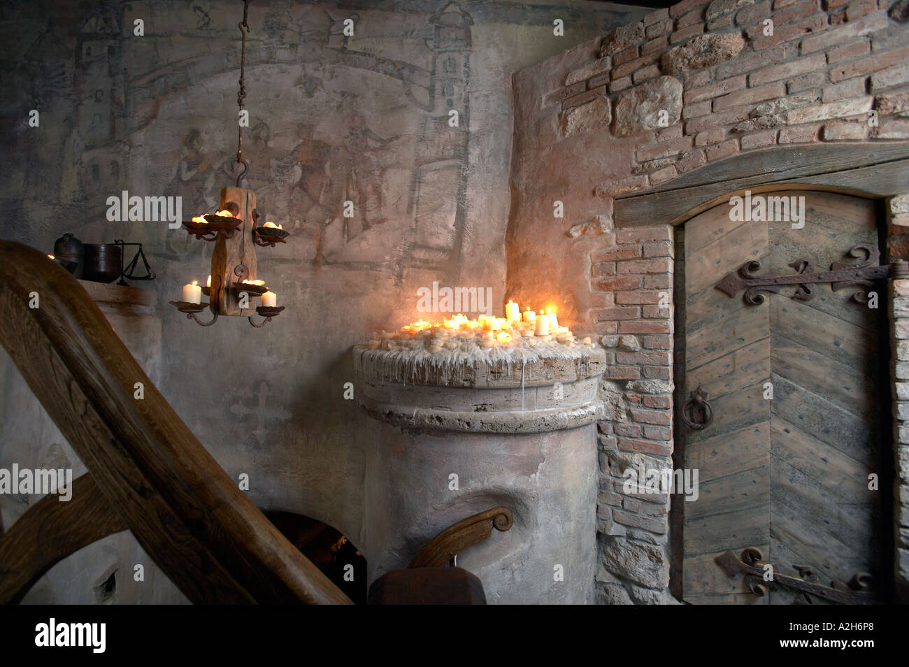 Rozengrals Medieval Resaurant Old Town Riga Latvia Stock Photo - Alamy