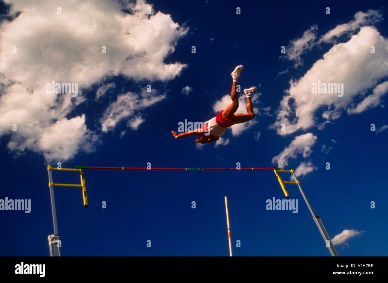 Flying pole vault hi-res stock photography and images - Alamy