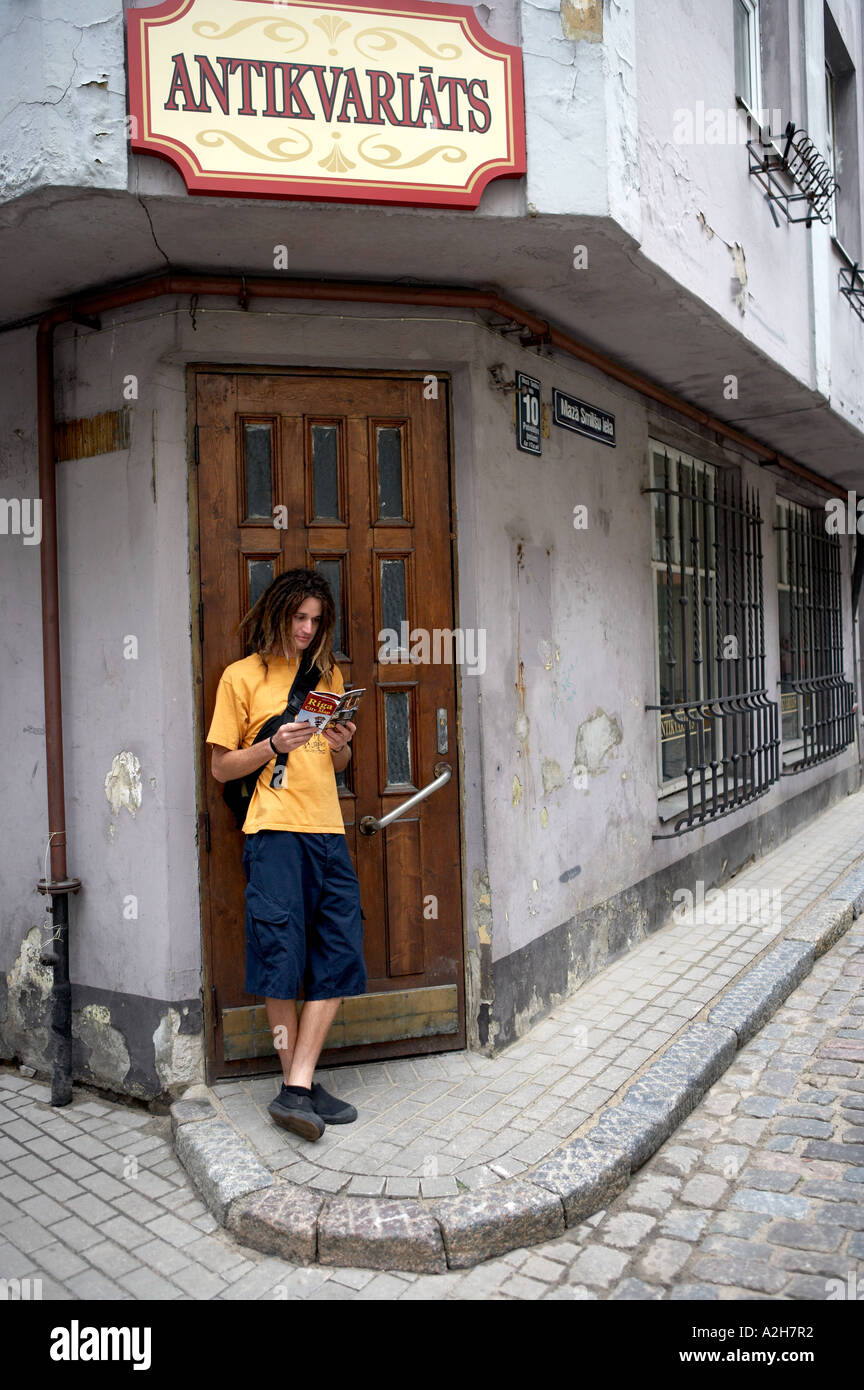 Old Town Riga Latvia model released 475 478 Stock Photo - Alamy