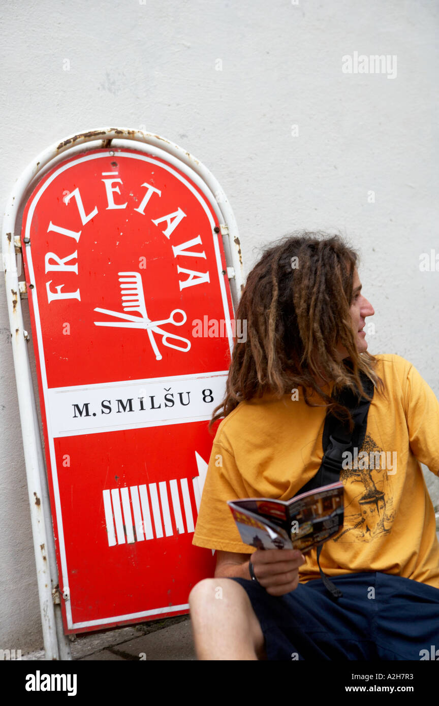 Old Town Riga Latvia model released 475 478 Stock Photo - Alamy