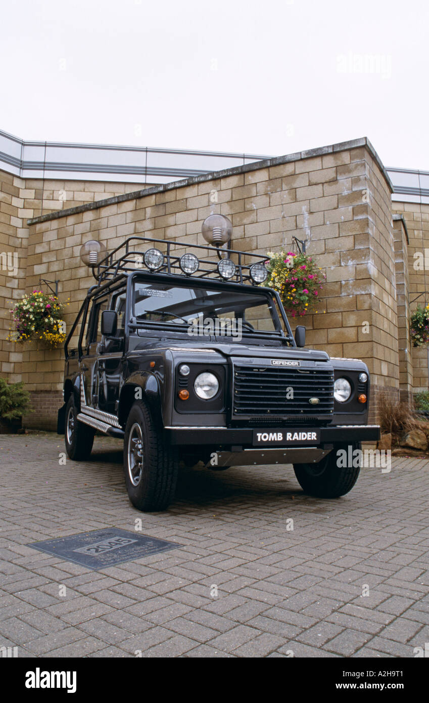 Land Rover Tomb Raider. 1 of 3 used in the film Tomb Raider Stock Photo ...