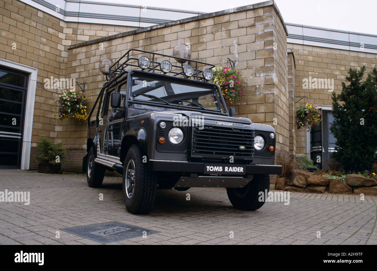 Land Rover Tomb Raider. 1 of 3 used in the film Tomb Raider Stock Photo ...