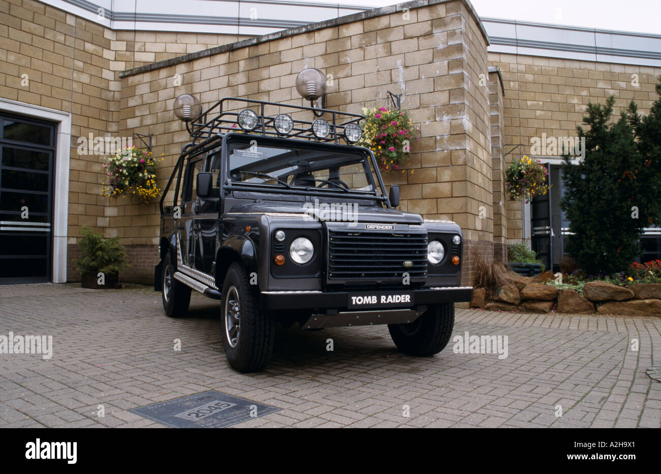 Land Rover Tomb Raider. 1 of 3 used in the film Tomb Raider Stock Photo ...