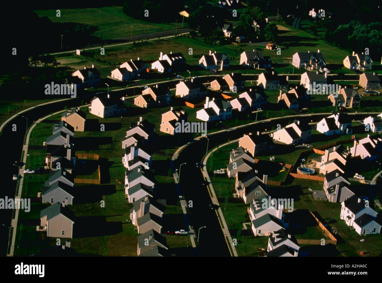 Suburban development and aerial hi-res stock photography and images - Alamy