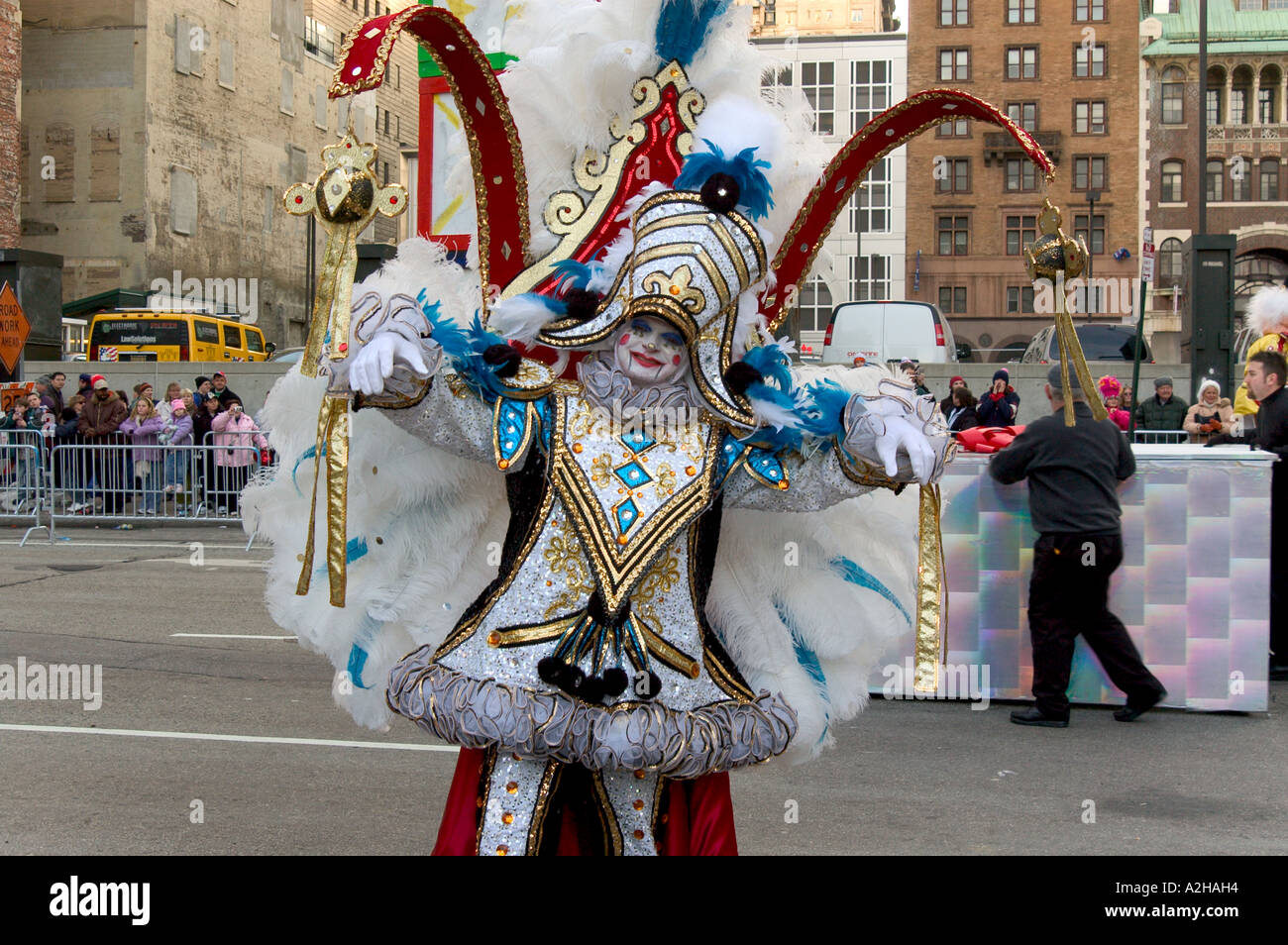 Funny clown dancing, Mummers Parade, Philadelphia , Pennsylvania,USA ...