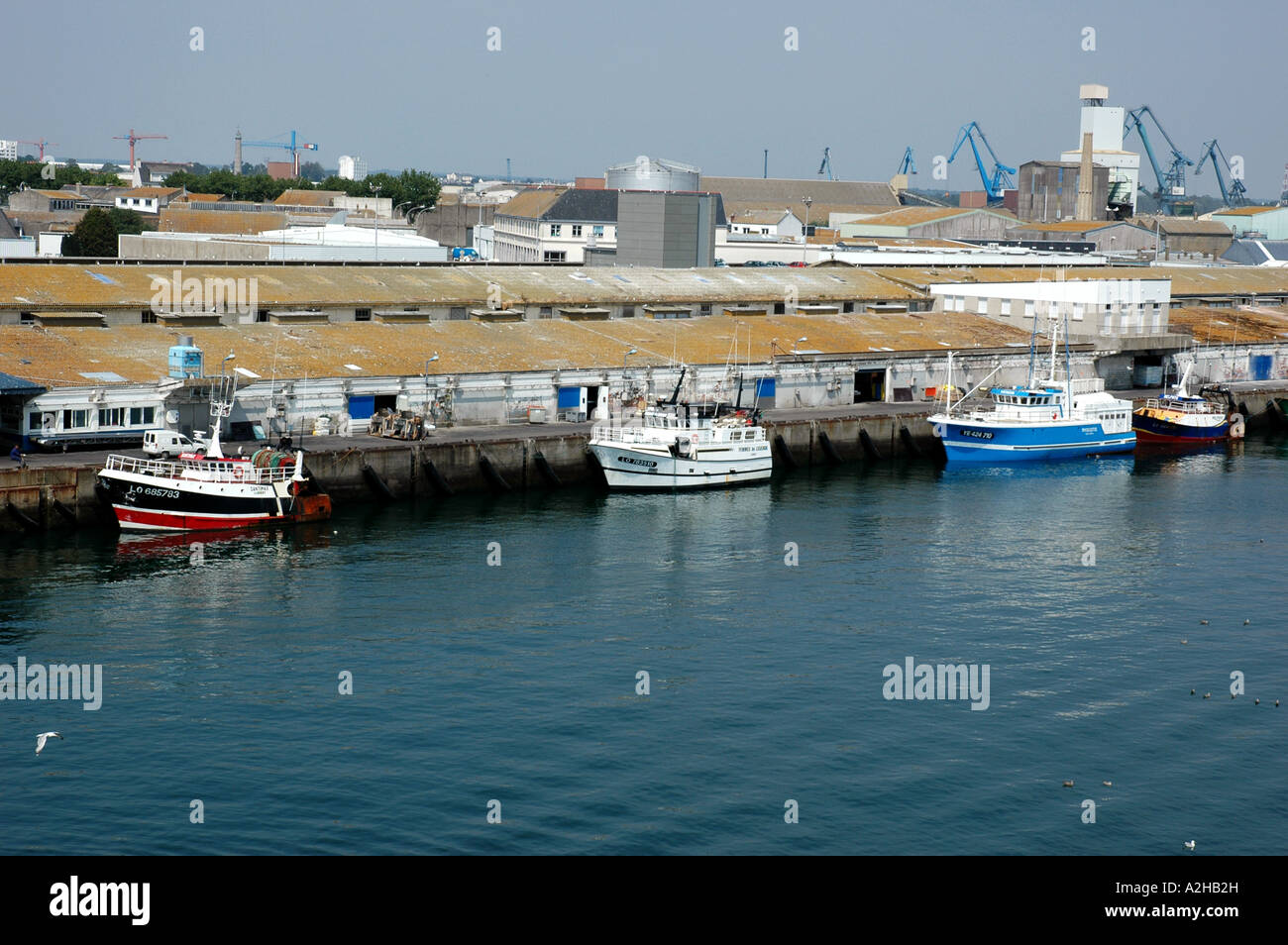 Lorient Fishing harbour, Morbihan, Bretagne, Brittany France Stock ...