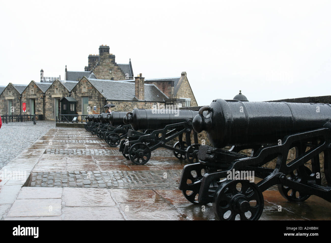 Cannons at edinburgh castle hi-res stock photography and images - Alamy